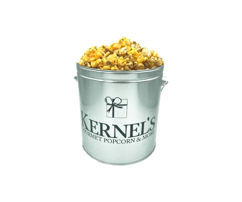 Tin of Popcorn (White) - Kernel's Gourmet Popcorn & More | Geneva, IL ...
